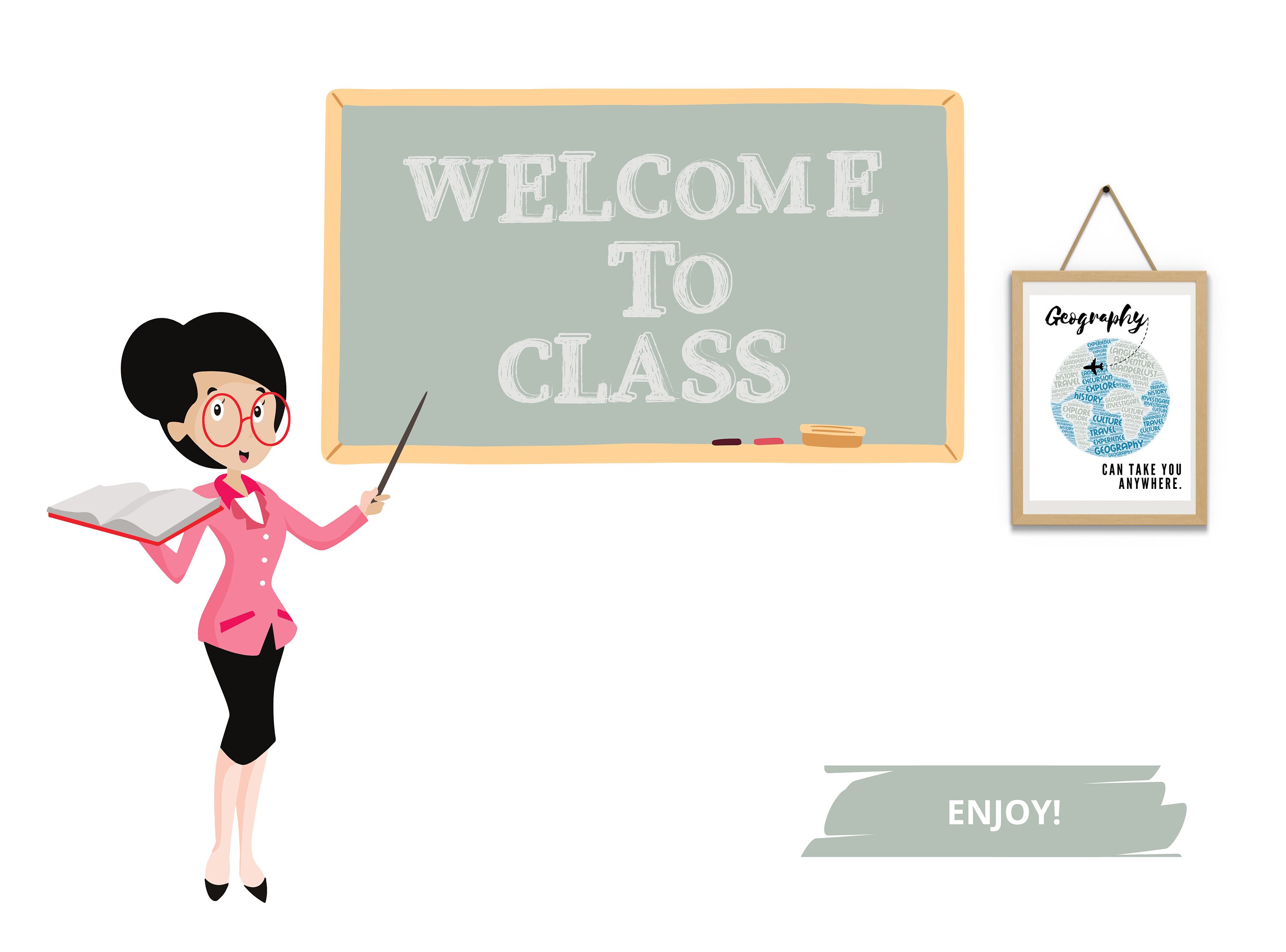 World Geography Classroom Poster Social Studies Wall Art - Etsy