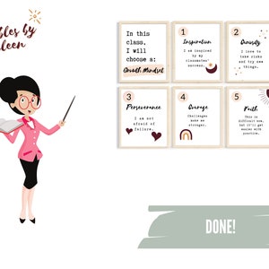 Growth Mindset Poster Bundle Middle School Classroom Prints - Etsy