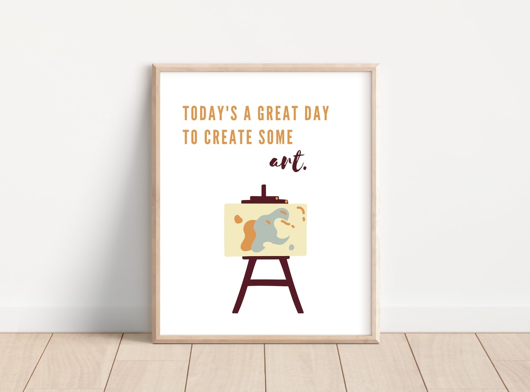 Art Teacher Poster; Neutral Art Room Decor; Art Teacher Sign; Printable ...