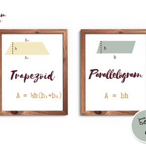 Printable Geometry Posters Geometry Classroom Decoration Classroom ...