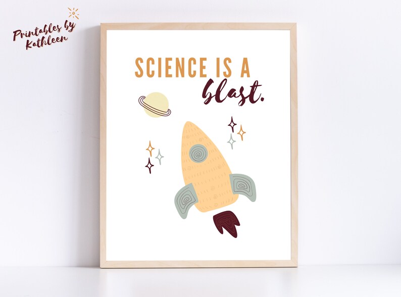 Printable Science Classroom Decoration Space Classroom Decor - Etsy