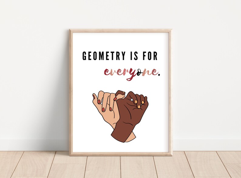 Geometry Classroom Poster; Math Classroom Decor; High School Teacher ...