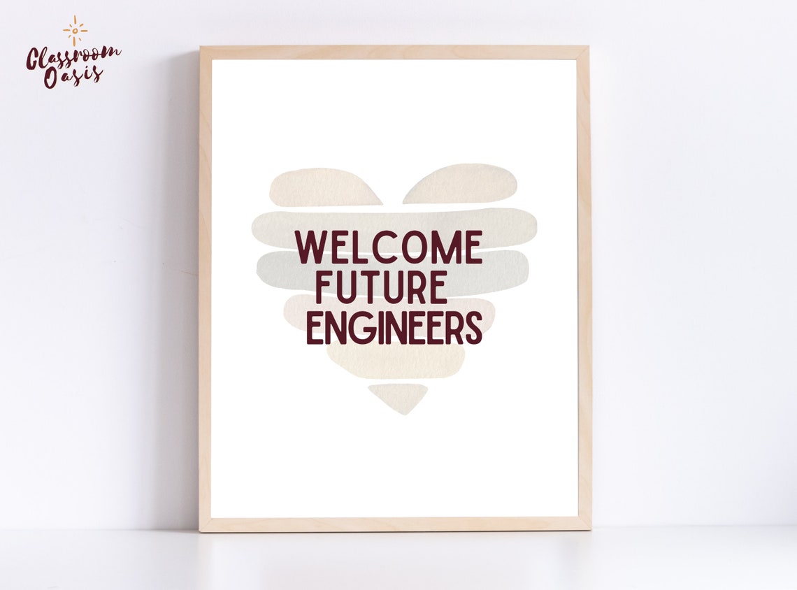 Engineering Poster STEM Poster Science Classroom Decor High - Etsy