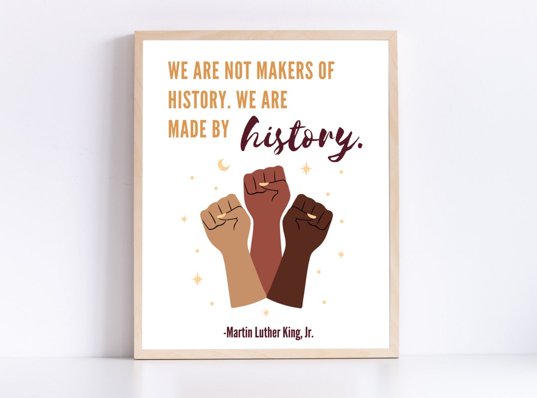 History Classroom Posters MLK Quote Social Studies Classroom Decor ...