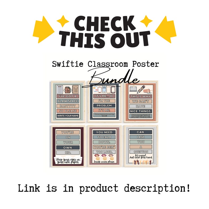 Swiftie High School Classroom Decor Taylor Swift Middle - Etsy