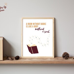 Reading Poster; Literature Poster; English Classroom Poster; Boho ...