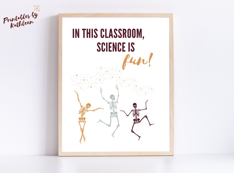 Science is Fun High School Science Classroom Poster Science - Etsy