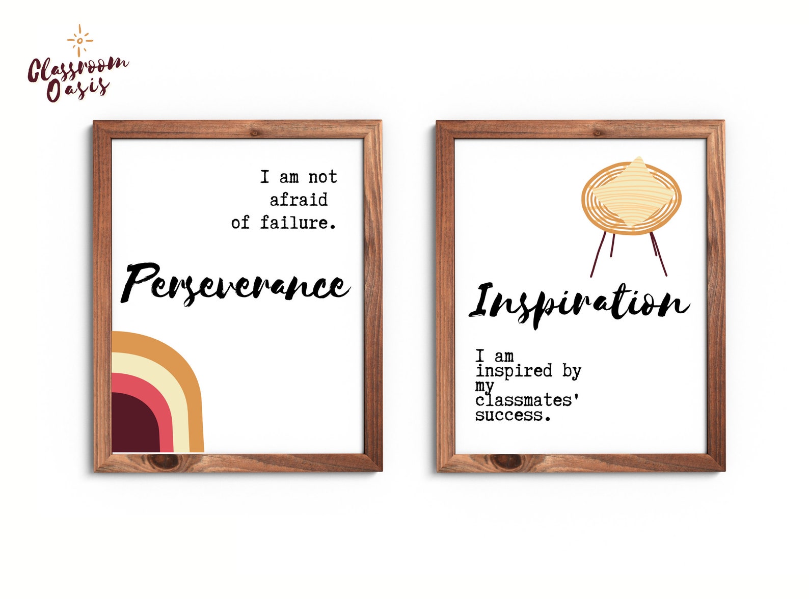 Growth Mindset Posters Positive Affirmations Boho Classroom - Etsy