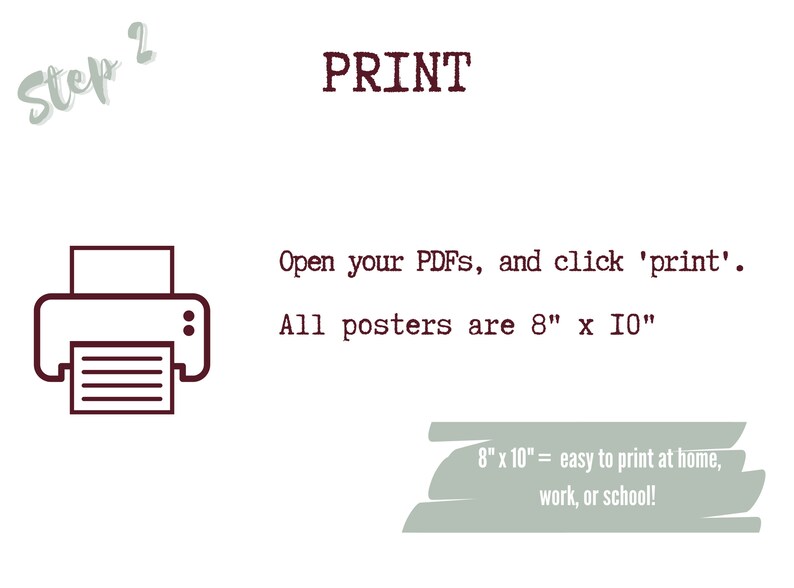 Reading Poster Set Middle School English Classroom Decor - Etsy