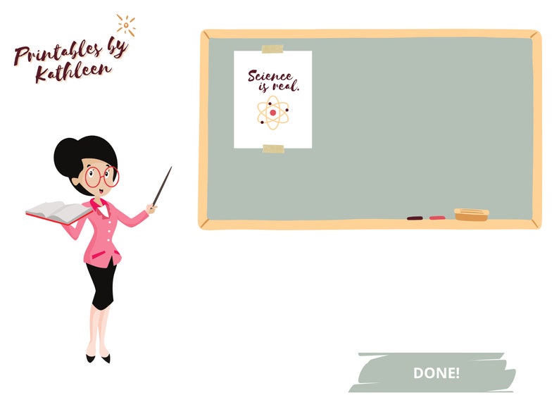 Science is Real Sign Printable Science Classroom Poster - Etsy