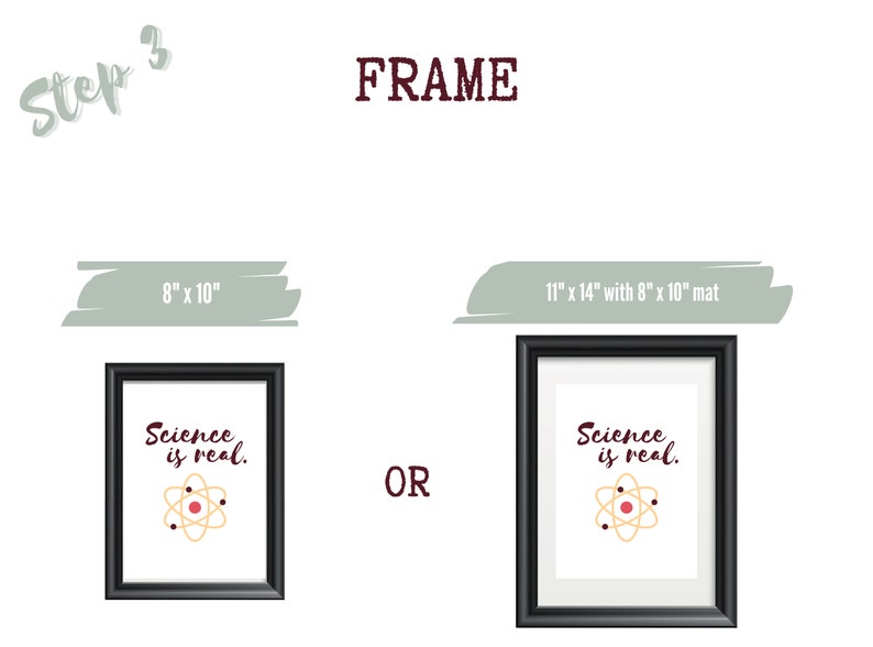 Science is Real Sign Printable Science Classroom Poster - Etsy