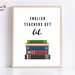 English Classroom Decoration; English Teacher Literary Poster ...