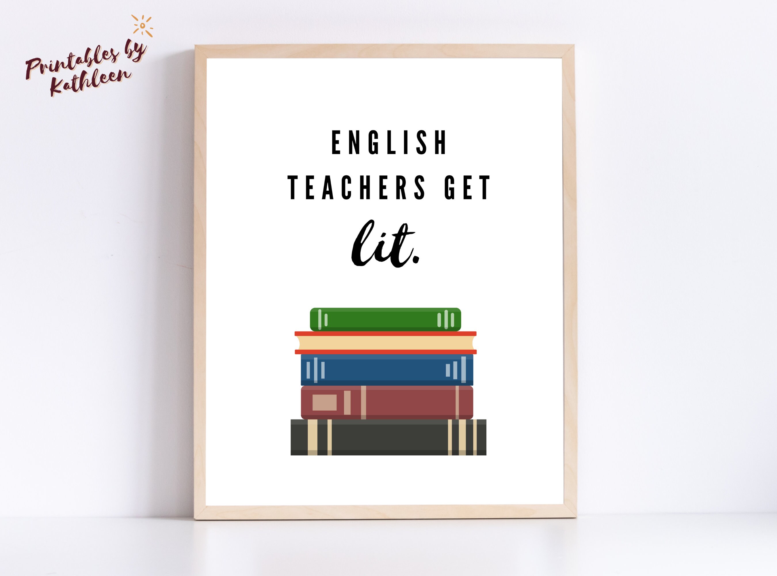 English Classroom Decoration English Teacher Literary Poster - Etsy Canada