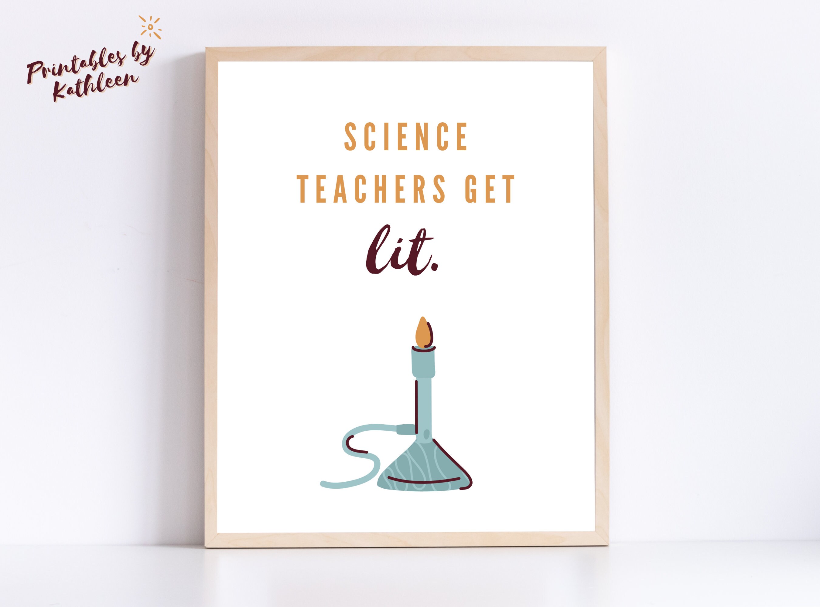 Printable Science Classroom Poster Science Teacher Gift New | Etsy