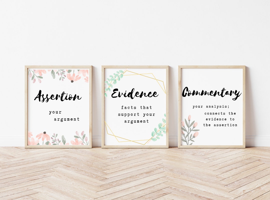 High School English Classroom Posters Middle School ELA - Etsy