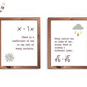 Invisible Math Posters; Algebra Classroom Posters; Geometry Classroom ...