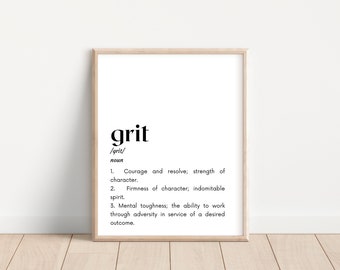 Growth Mindset Posters; Resilience Definition Print; Inspirational ...