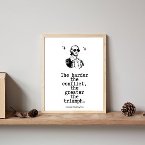 George Washington Quote Print History Classroom Poster - Etsy