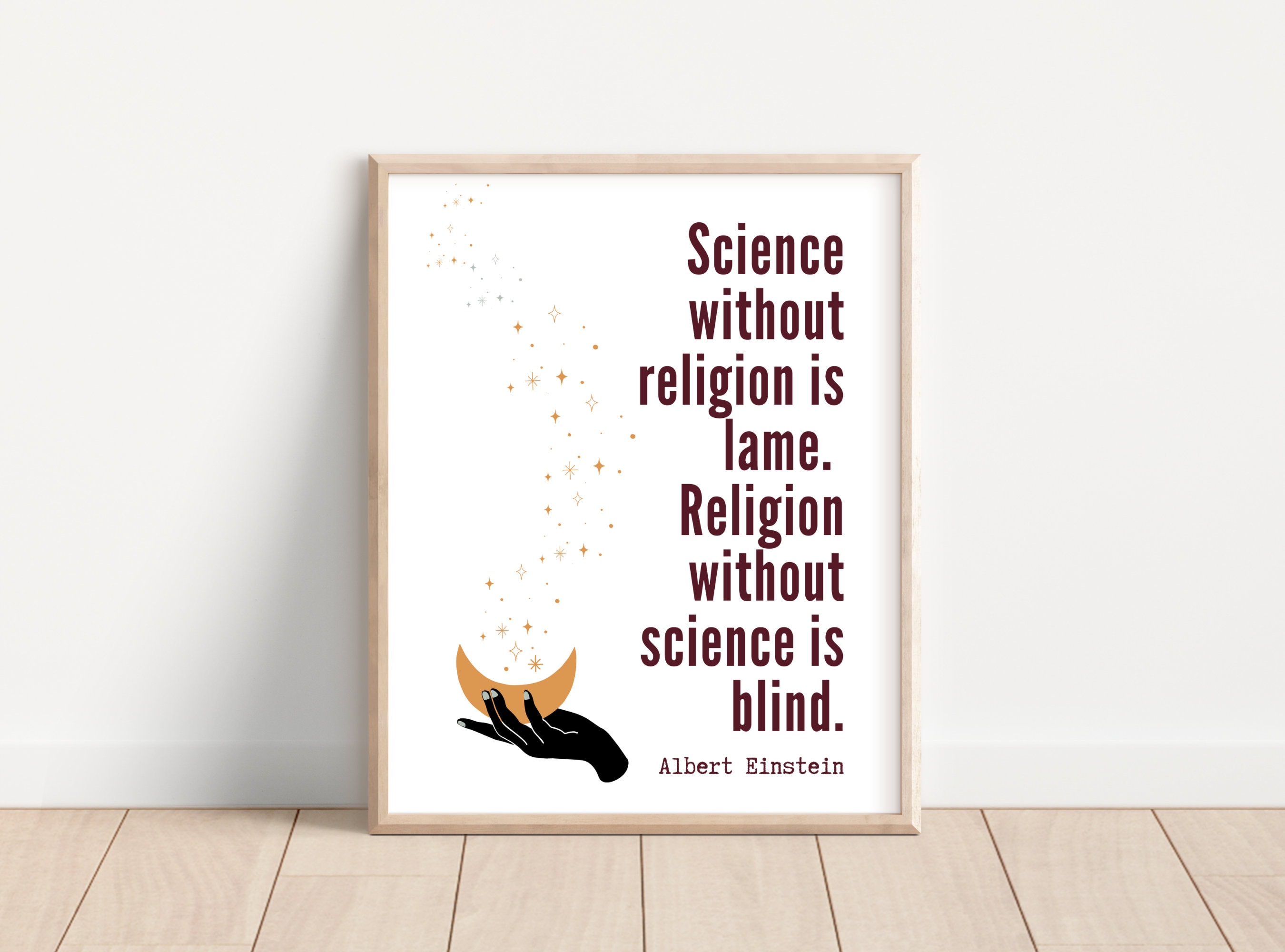 Einstein Science Without Religion Quote