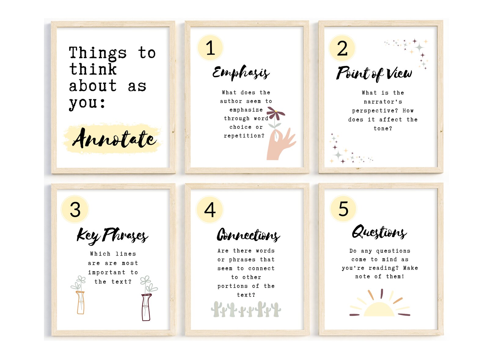 English Classroom Posters High School ELA Classroom Decor - Etsy