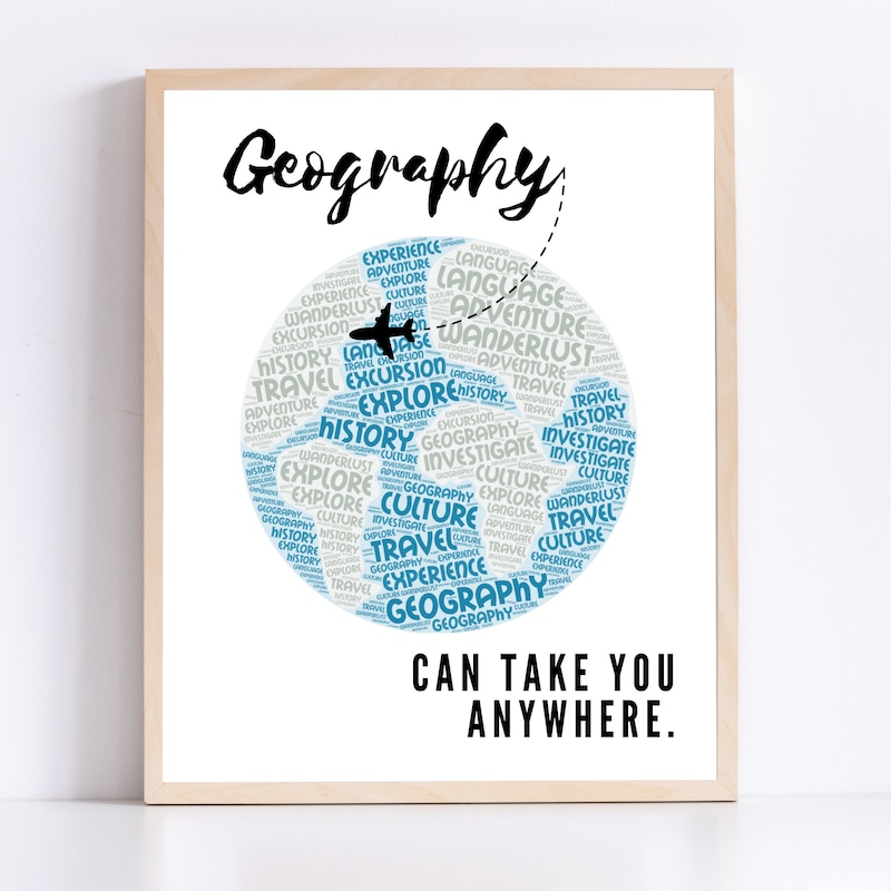 Geography Poster - Etsy UK