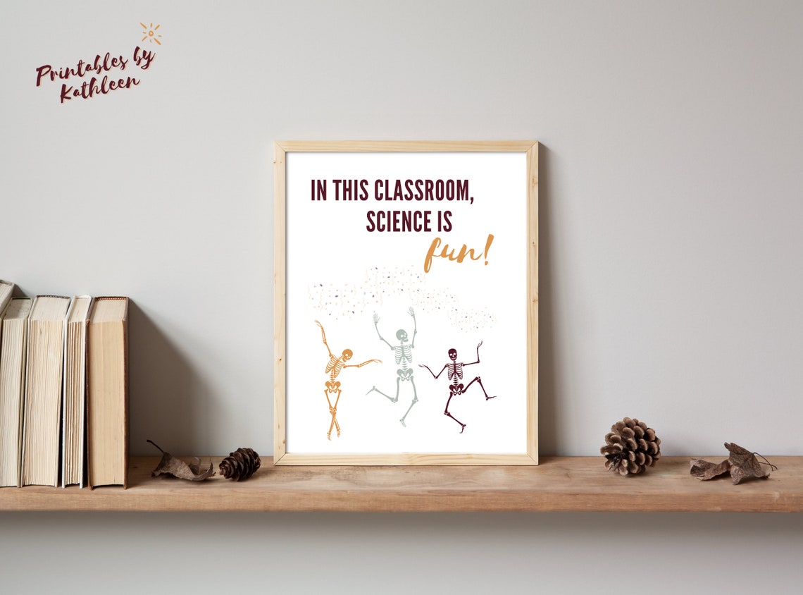 Science is Fun High School Science Classroom Poster Science | Etsy