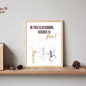 Science is Fun; High School Science Classroom Poster; Science Teacher ...