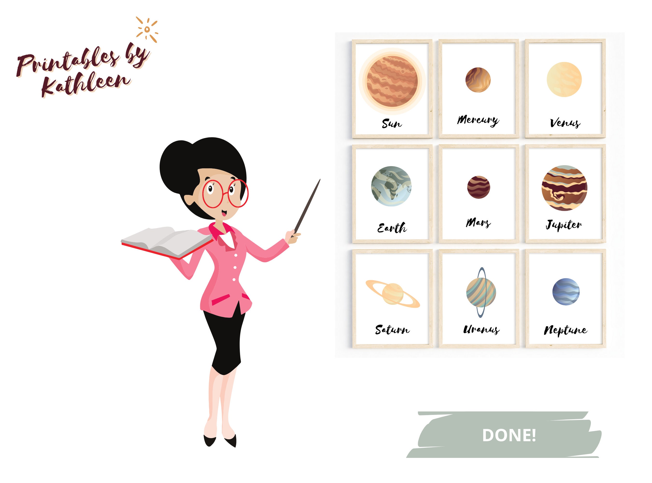 Astronomy Art Space Posters Middle School Science Classroom - Etsy