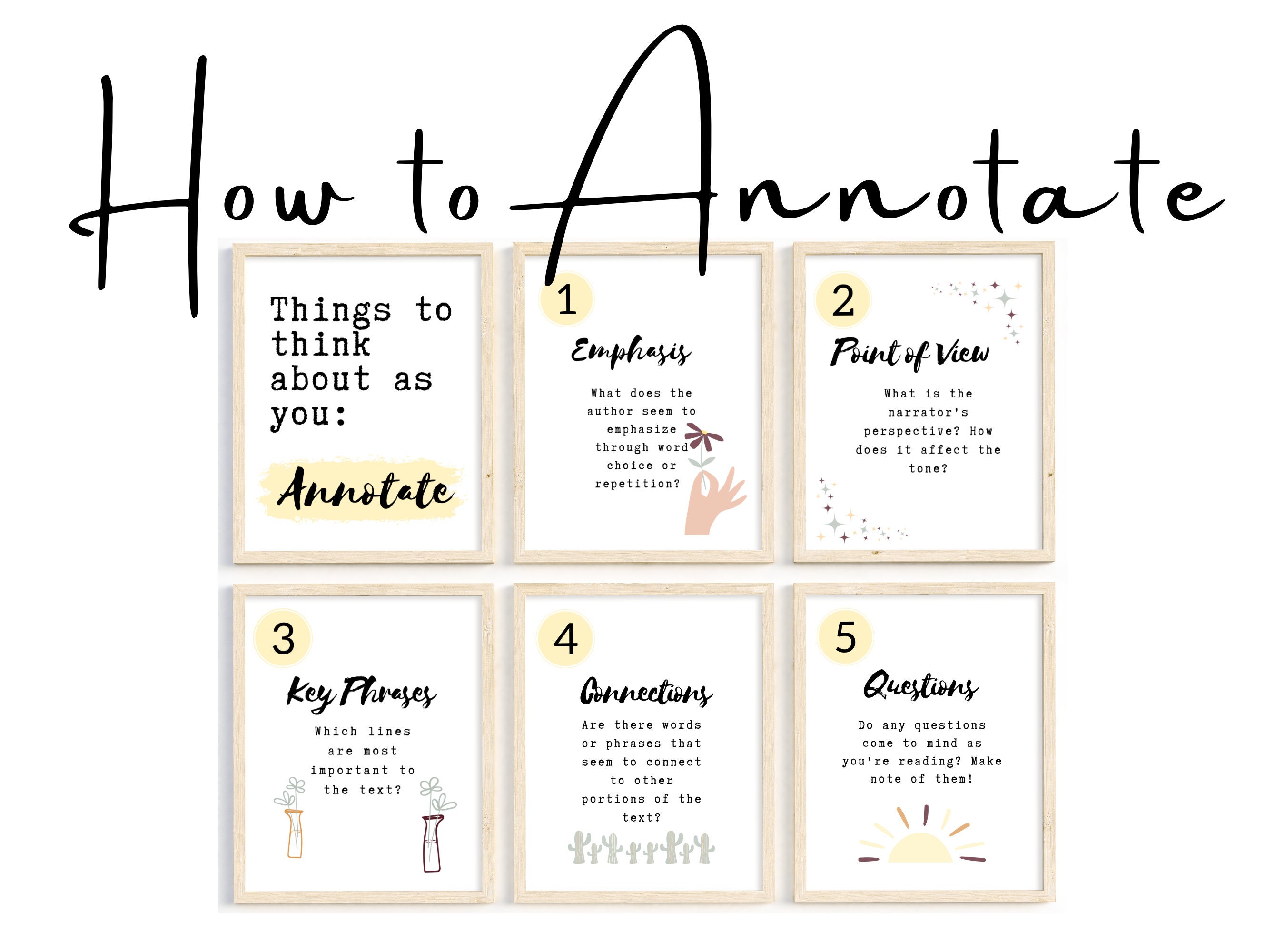 English Classroom Posters High School ELA Classroom Decor - Etsy Canada