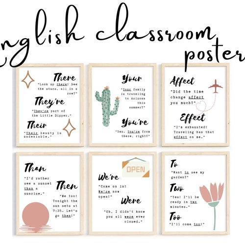 High School English Classroom Posters Literary Terms Middle - Etsy