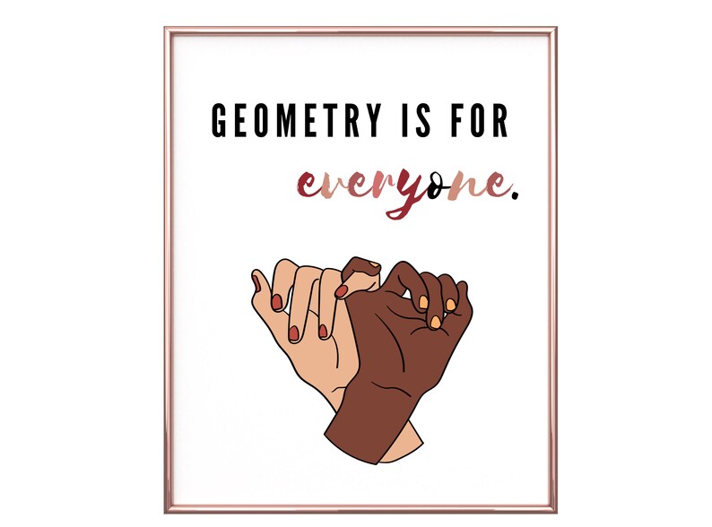 Geometry Classroom Poster Math Classroom Decor High School Teacher ...