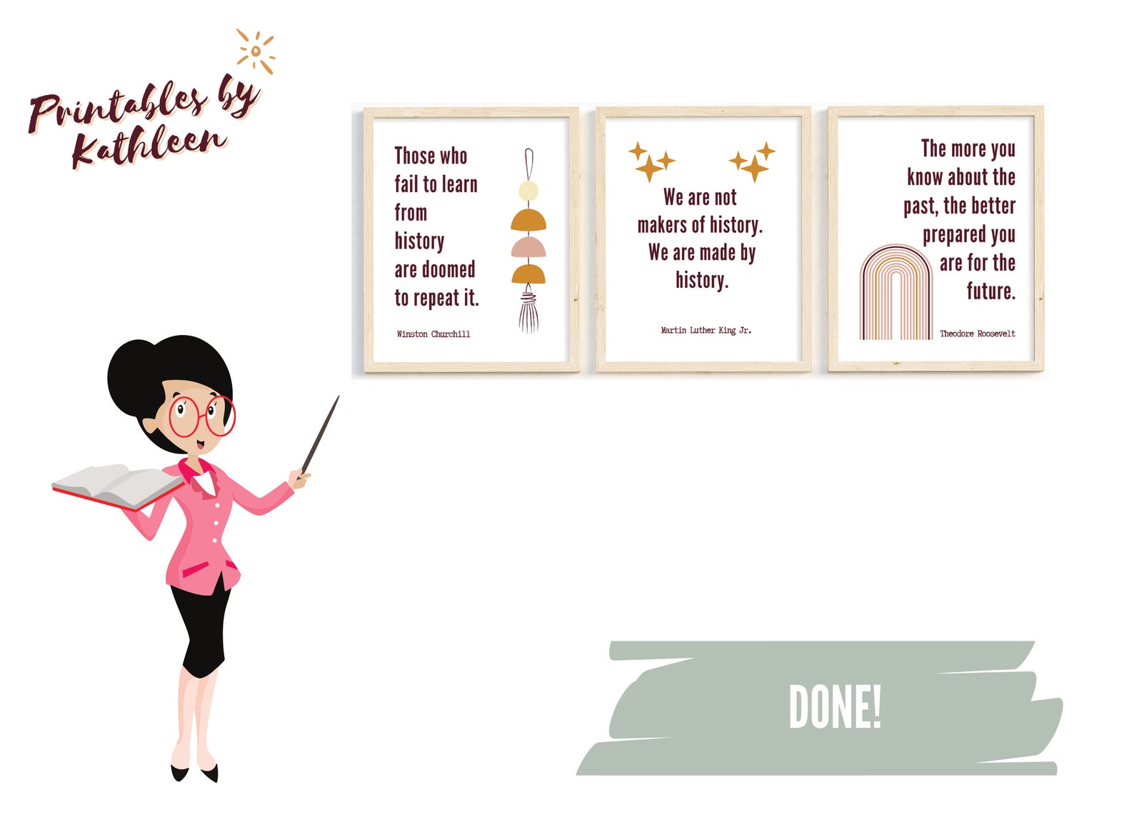 History Class Decor History Classroom Posters Printable - Etsy