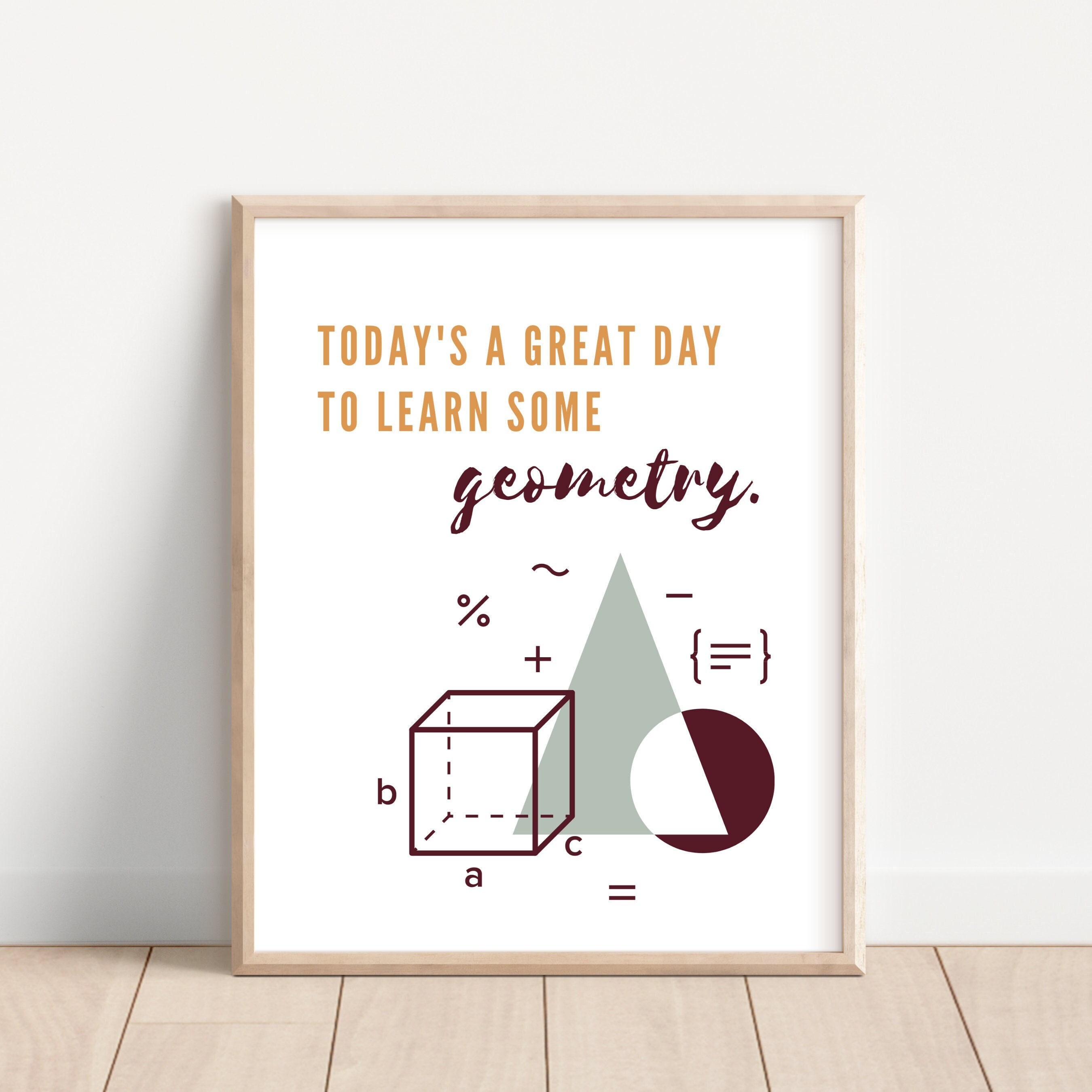 Geometry Classroom Decor High School Math Posters Geometry - Etsy