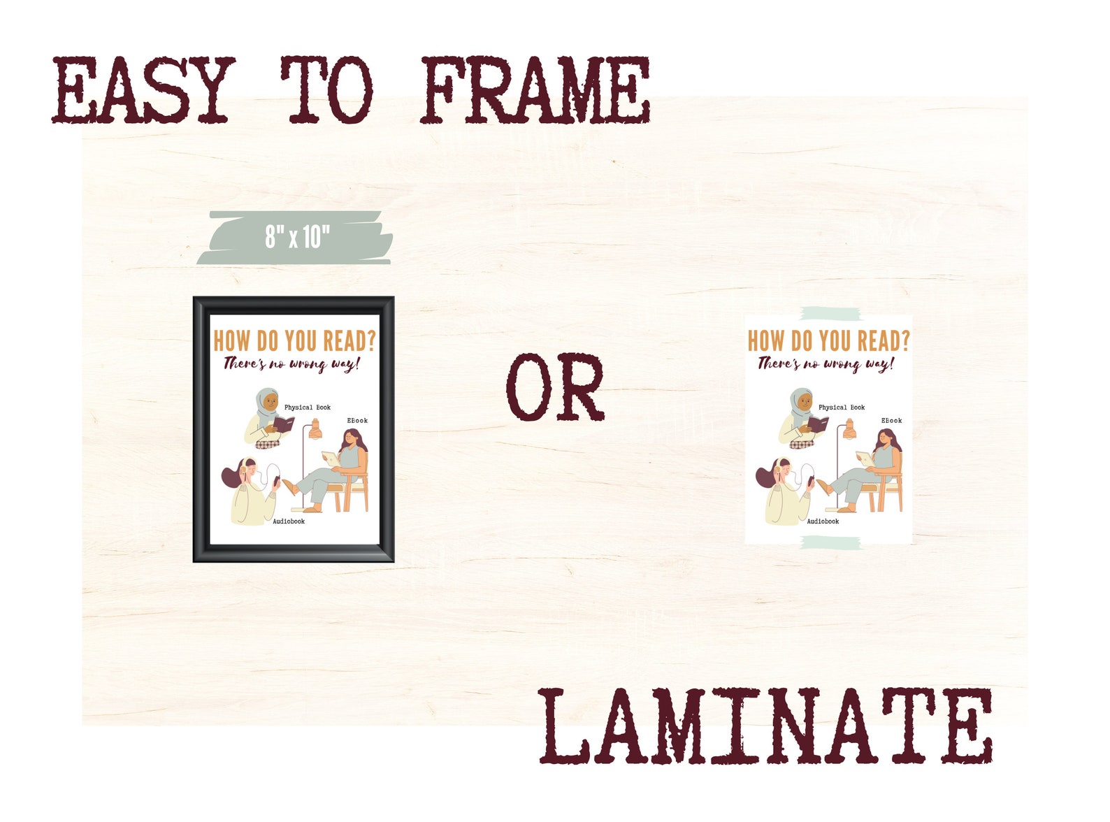 Reading Poster Middle School English Classroom Decoration - Etsy