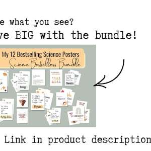 Printable Biology Classroom Poster; High School Science Classroom Decor ...