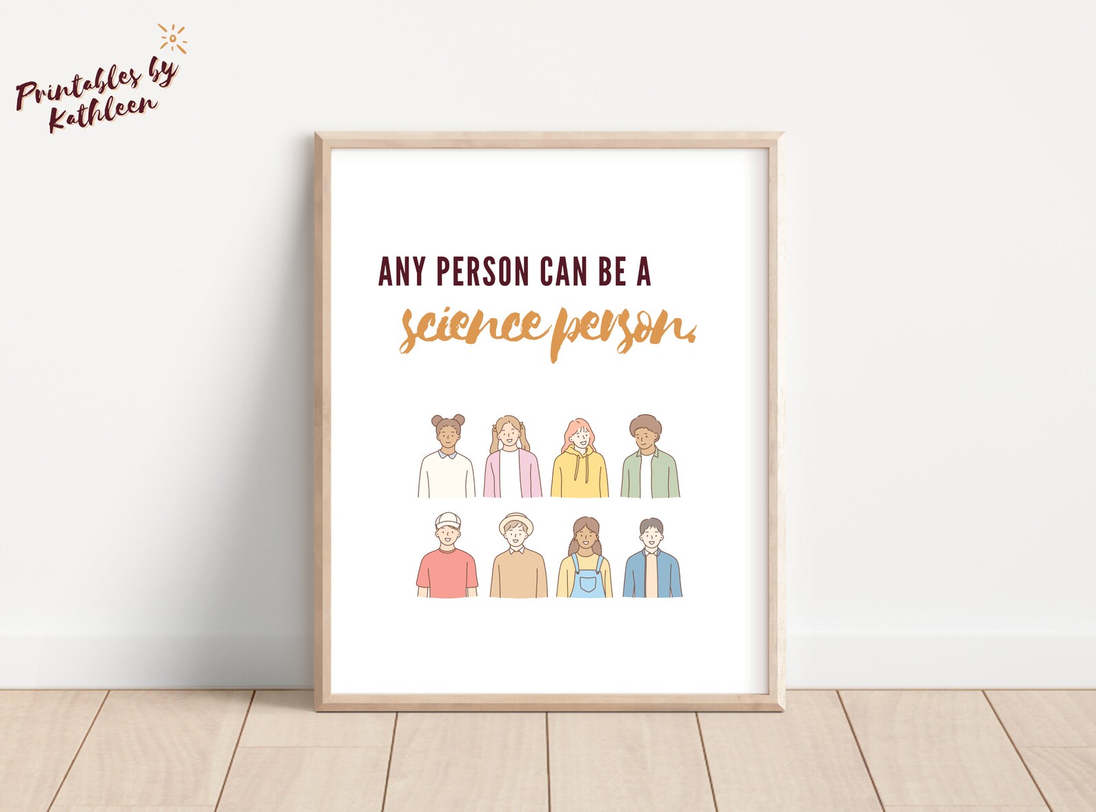 Printable Science Classroom Poster Diversity and Inclusion - Etsy