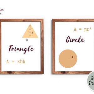 Printable Geometry Posters Geometry Classroom Decoration Classroom ...