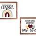 Respect Posters; Boho Classroom Decor; Class Expectations Sign ...