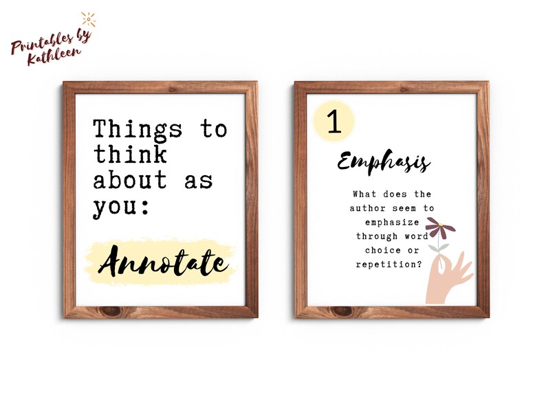 English Classroom Posters High School ELA Classroom Decor - Etsy