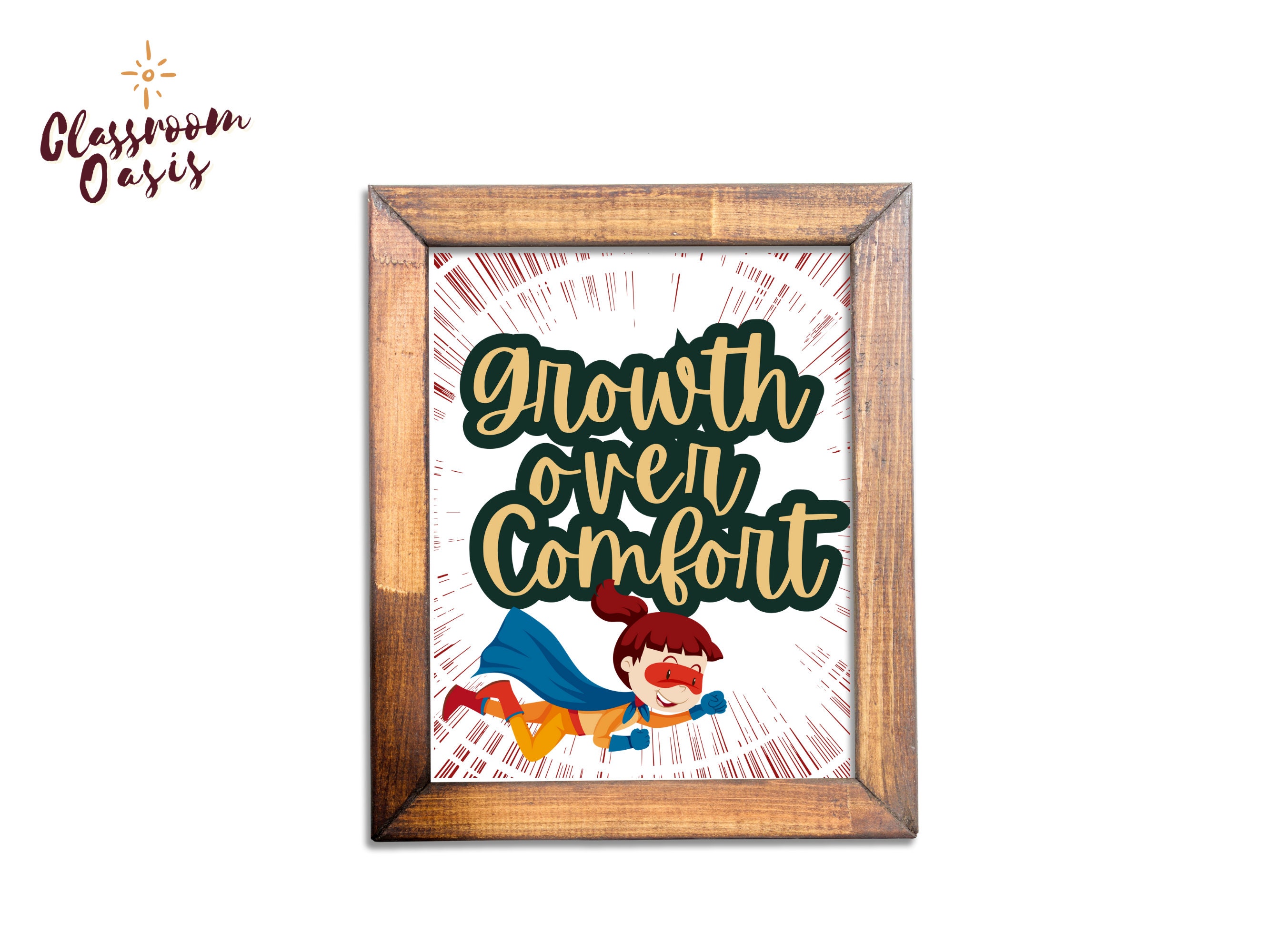 Superhero Classroom Decor; Growth Mindset Posters; Progress Over ...
