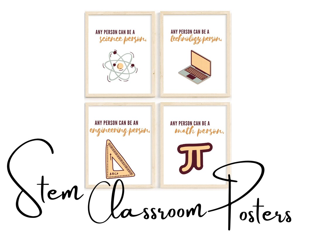 STEM Classroom Posters Stem Lab Wall Decor STEM Classroom - Etsy