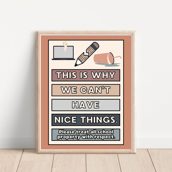 Middle School Classroom Decor - Etsy
