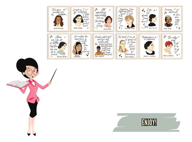 Quotes by Influential Women in History; Printable Social Studies ...