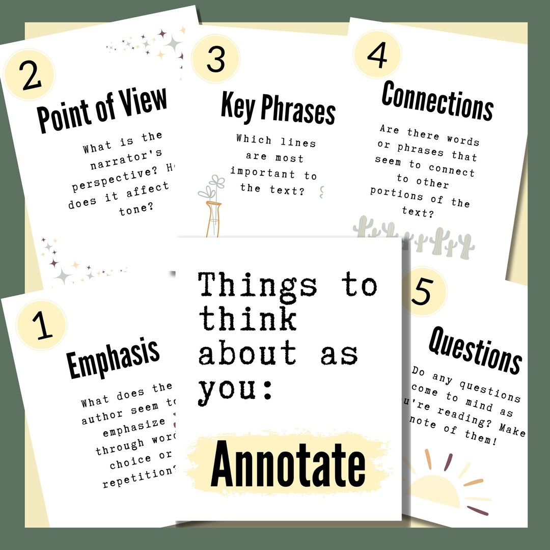 English Classroom Posters High School ELA Classroom Decor - Etsy