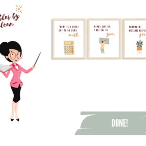 Math Classroom Posters Printable Wall Art for Math Teachers - Etsy