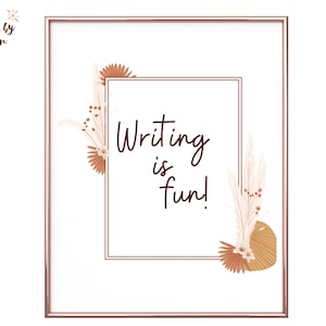 Writing Poster; Middle School English Classroom Posters; Boho Classroom ...