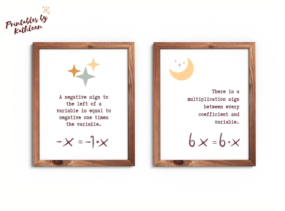 Invisible Math Posters; Algebra Classroom Posters; Geometry Classroom ...