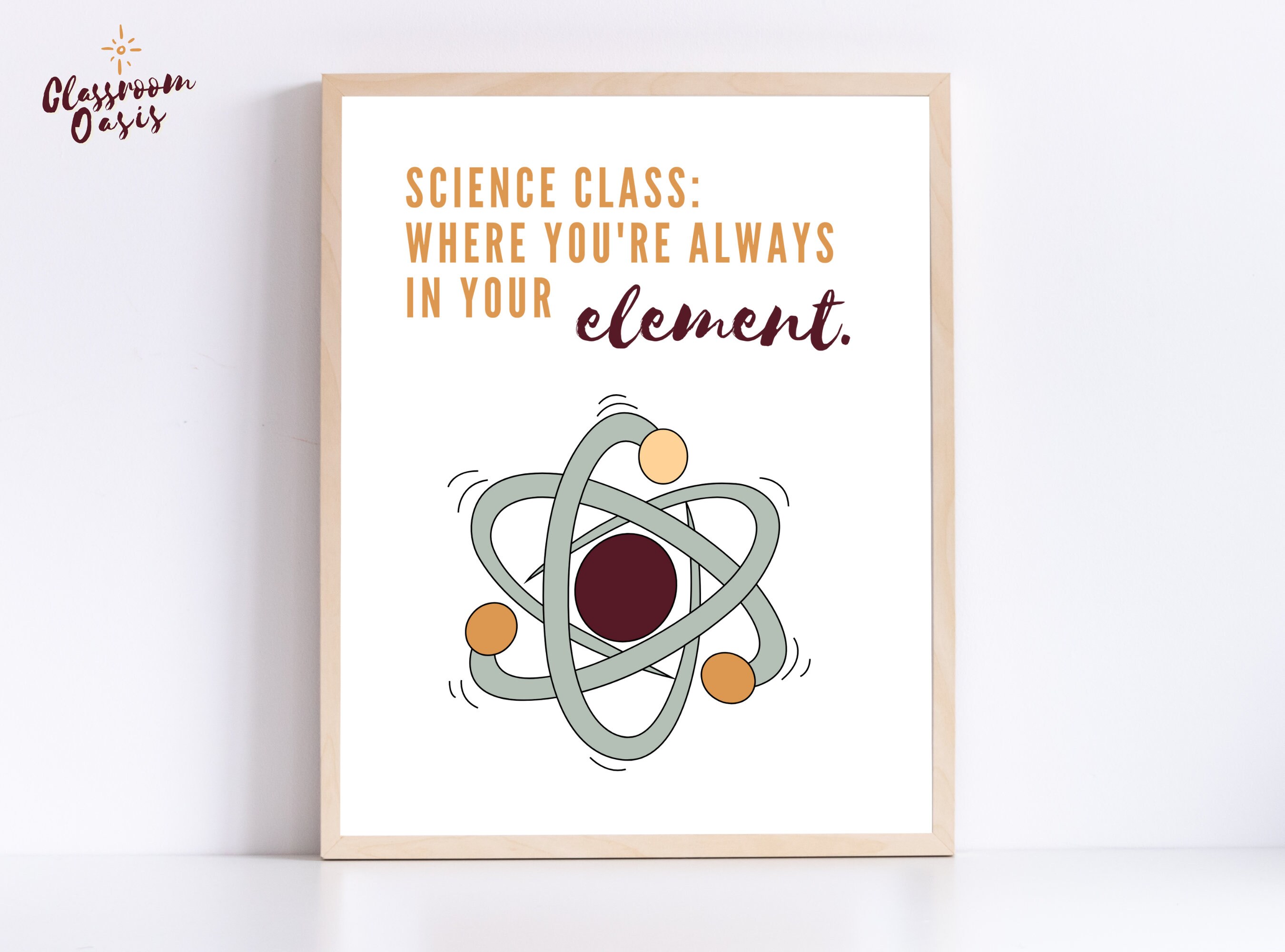 Chemistry Classroom Poster Science Classroom Decor Science Humor Funny ...