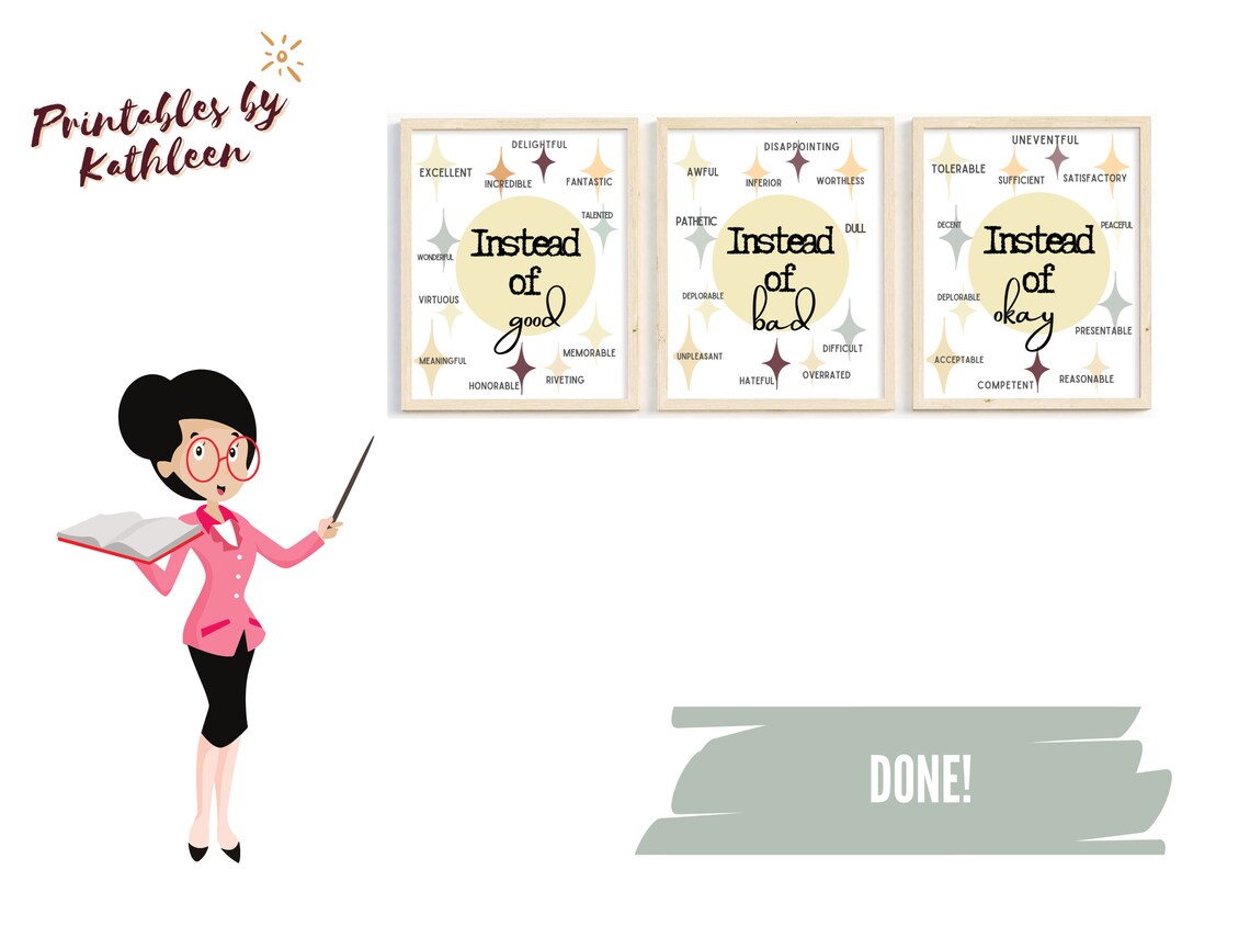 Grammar Posters Middle School English Classroom Posters - Etsy