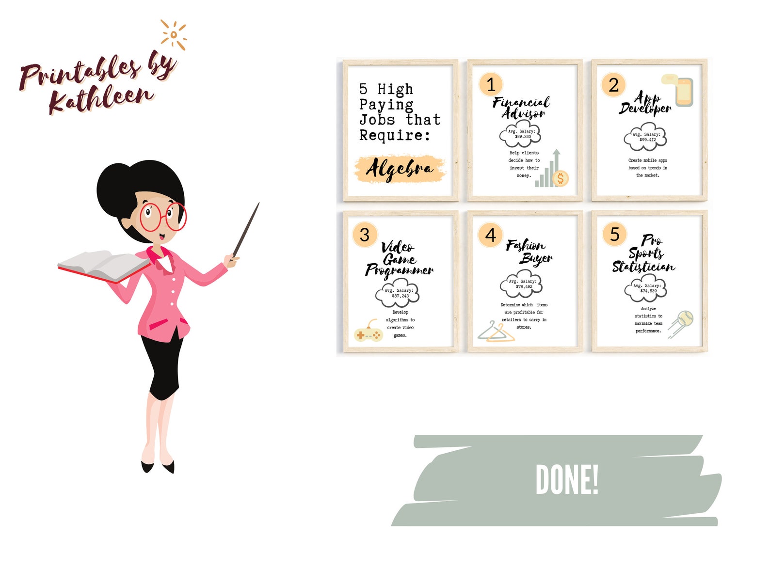 Math Classroom Decor High School Algebra Posters Pre Algebra - Etsy